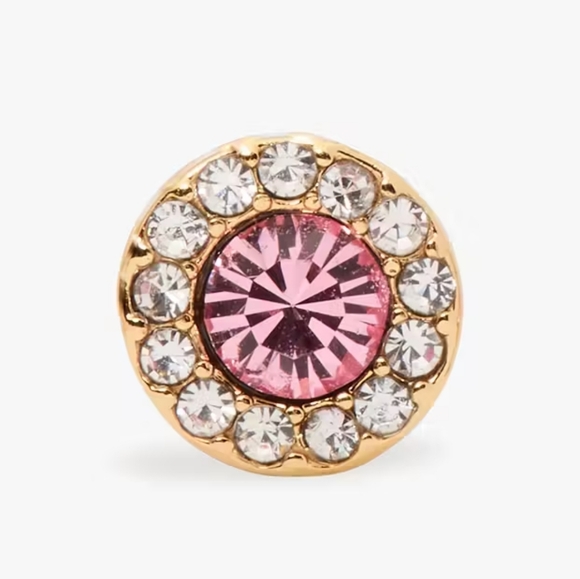 kate spade | Jewelry | Kate Spade Youre A Gem Pave Halo Studs Earrings ...